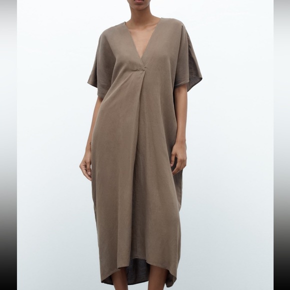 Zara | Dresses | Zara Pleated Tunic Dress | Poshmark